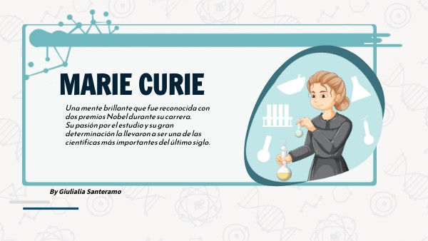 marie curie | Genially