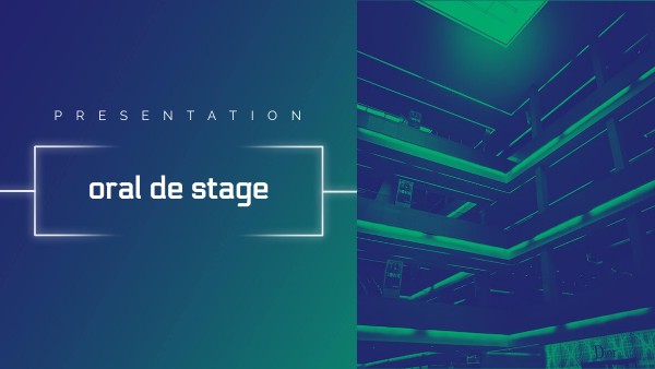 PRESENTATION stage | Genially