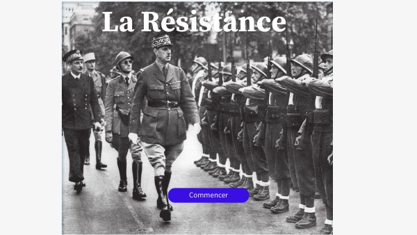 Resistance Seconde Guerre mondiale