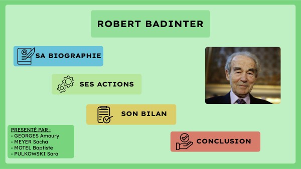 Robert Badinter | Genially