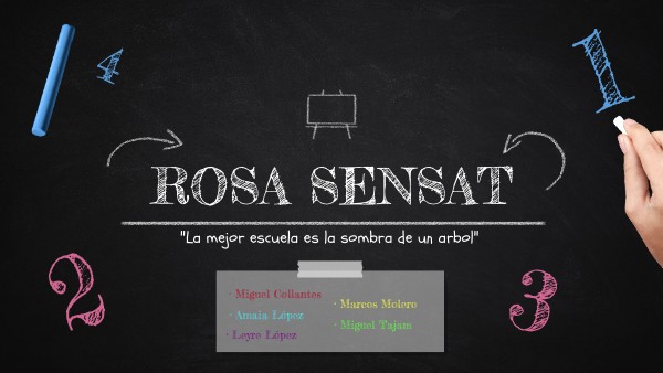 Rosa Sensat | Genially