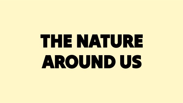 The nature around us