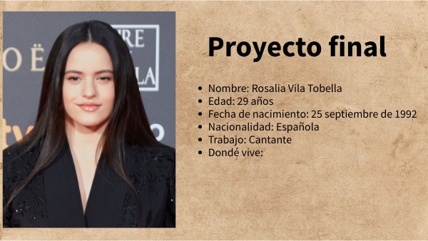 proyecto final | Genially