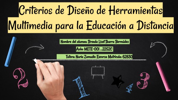 Criterios de Diseño de herramientas Multimedia para la Educación a dis | Genially