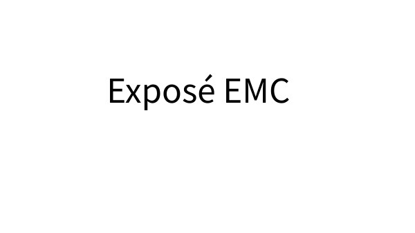 Exposé emc