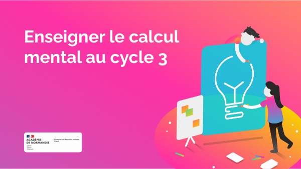 Le calcul mental au cycle 3 Constellation 5 | Genially