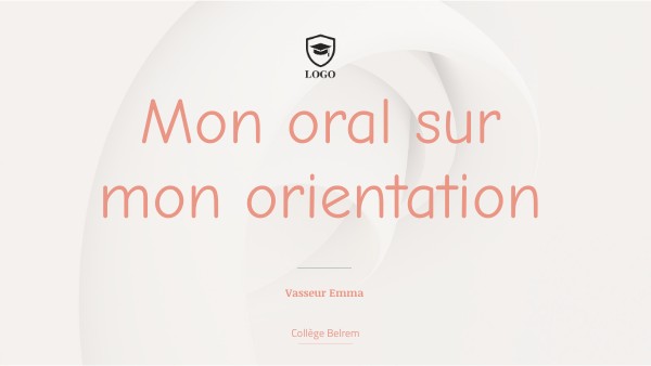 Projet orientation | Genially