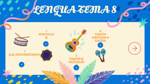 LENGUA TEMA 8 | Genially