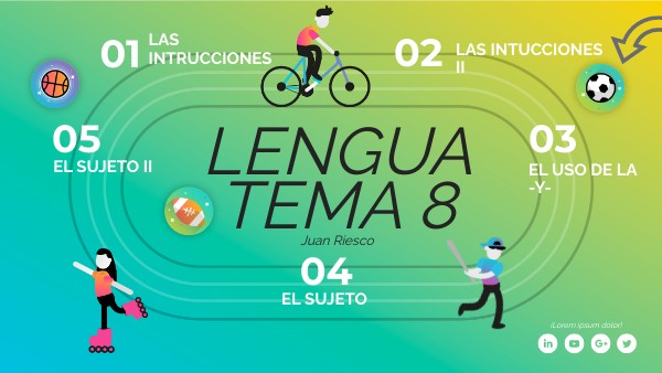 Lengua tema 8 | Genially