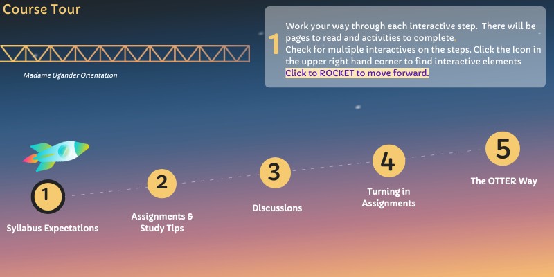 French 1 Week 1 orientation | Genially