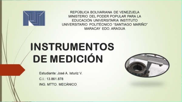 INSTRUMENTOS DE MEDICIÓN