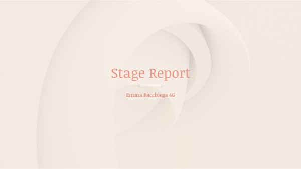 stage report | Genially