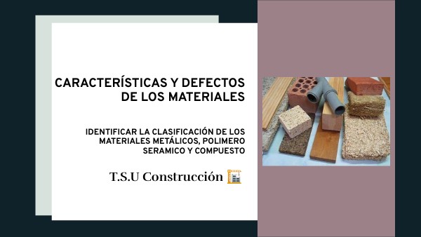 clasificación de materiales | Genially