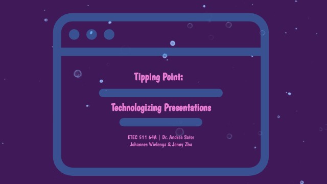 ETEC 511 - Tipping Point