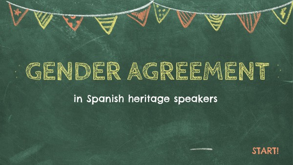 Copia - GENDER AGREEMENT | Genially