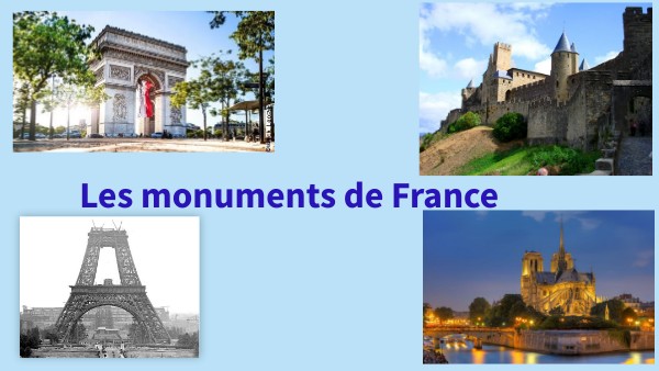 Les monuments de France | Genially