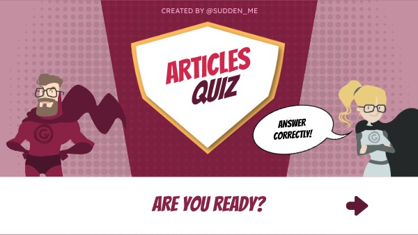 ARTICLES QUIZ | Genially
