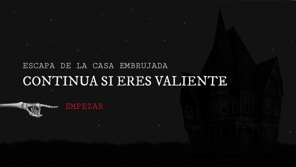 ESCAPA DE LA CASA EMBRUJADA