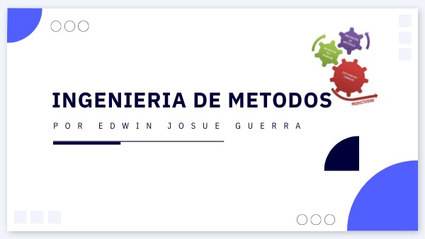 ingeieria de metodos