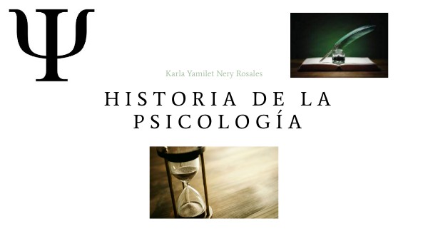 PRESENTACIÓN PSICOLOGÍA