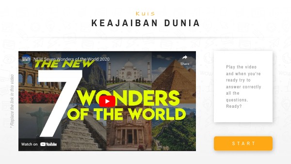 KEAJAIBAN DUNIA KUIS