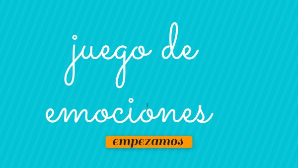 JUEGO MEMORIA emociones | Genially