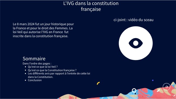 Léandre, Lucas et Naël genially IVG constitution