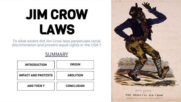 jim crow laws | Genially