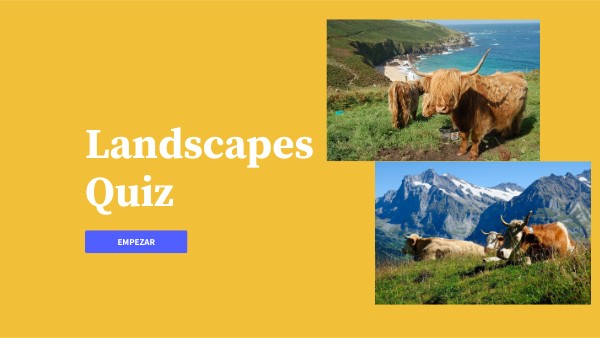 landscapes quiz