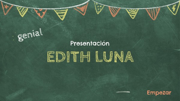 PRESENTACIÓN PIZARRA ANIMADA EDITH