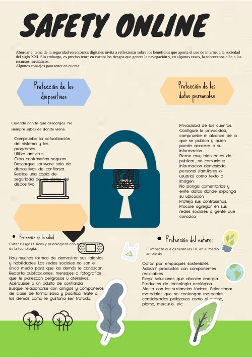 Cartel de Seguridad digital-MJFH | Genially