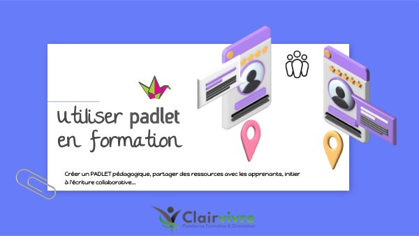 Présentation PADLET formateurs | Genially