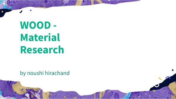 Material - Wood Research