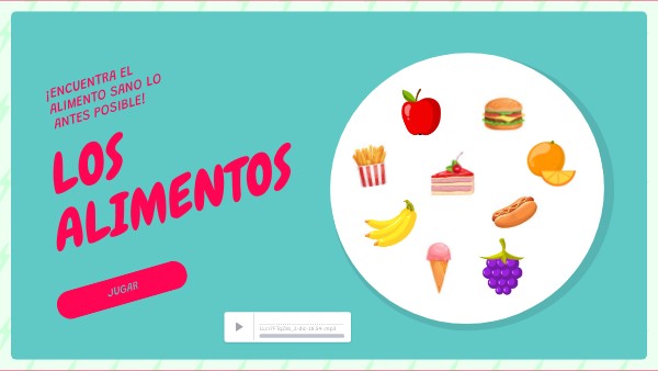 JUEGO DOBLES ALIMENTOS | Genially