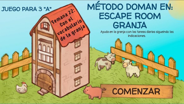 MÉTODO DOMAN: ESCAPE ROOM GRANJA | Genially