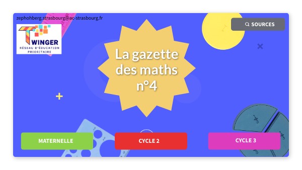 Gazette des maths n°4 | Genially