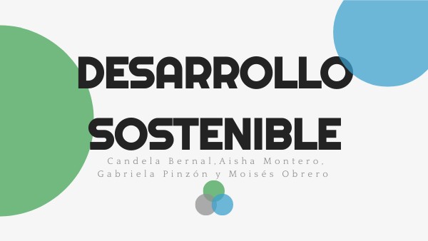 desarrollo sostenible | Genially