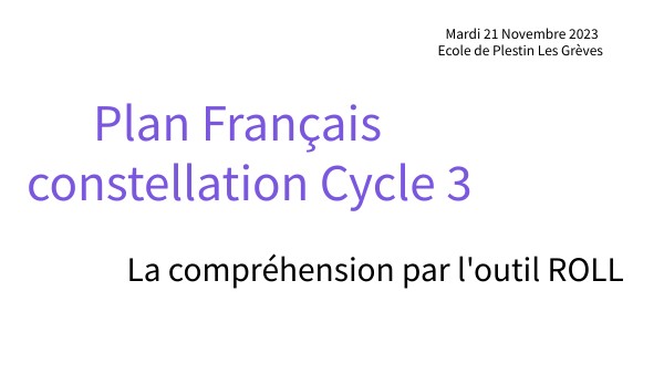 Constellation cycle 3 | Genially