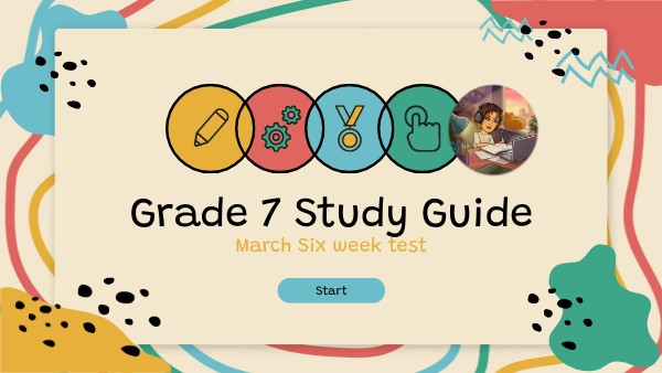 GRADE 7 STUDY GUIDE | Genially