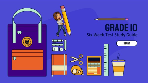 GRADE 10 STUDY GUIDE