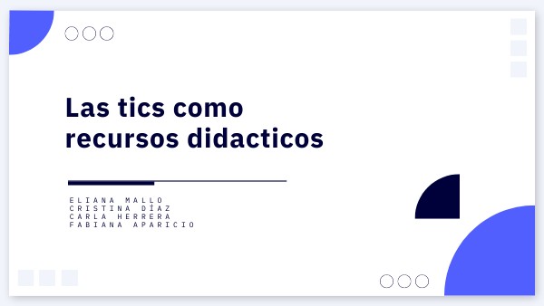 Las tics como recurso didáctico