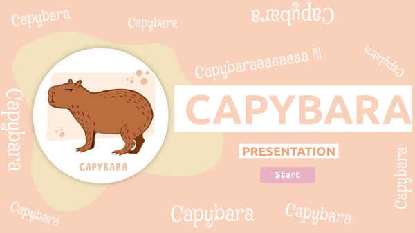 CAPYBARA PRESENTATION | Genially