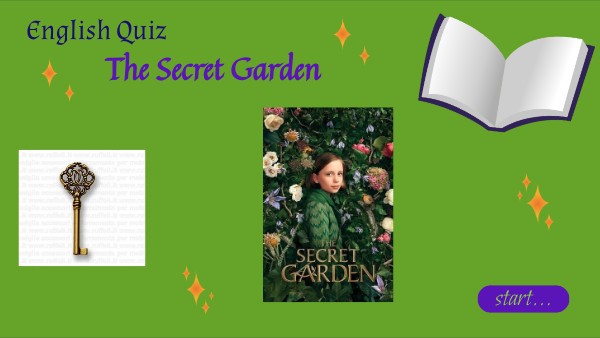 quiz THE SECRET GARDEN | Genially