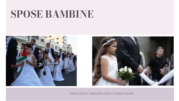 LE SPOSE BAMBINE | Genially