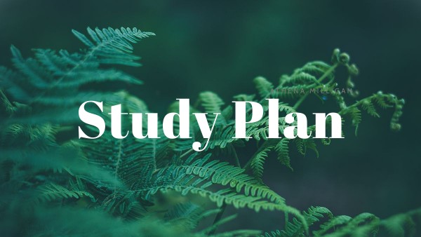 Study Plan | Genially