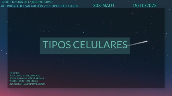 Tipos celulares | Genially