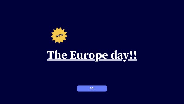 The Europe Day, 9th May 2023 | Genially