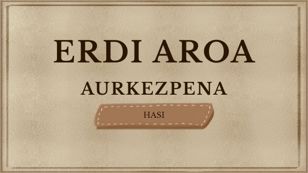 ERDI AROA