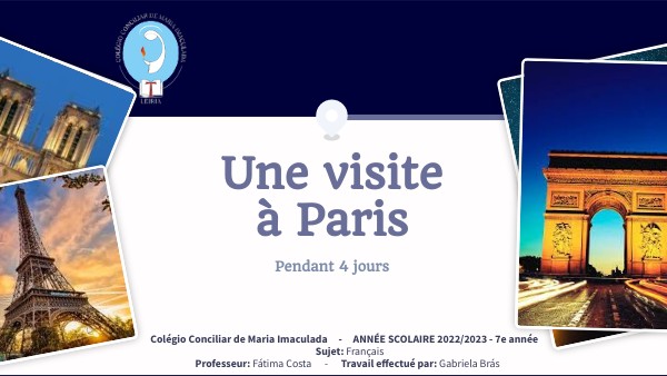 Une visite à Paris pendant 4 jours