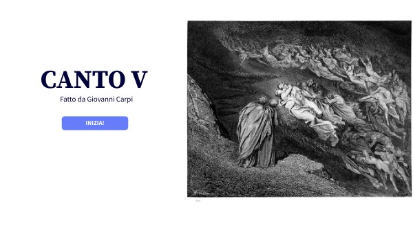 CANTO V inferno | Genially